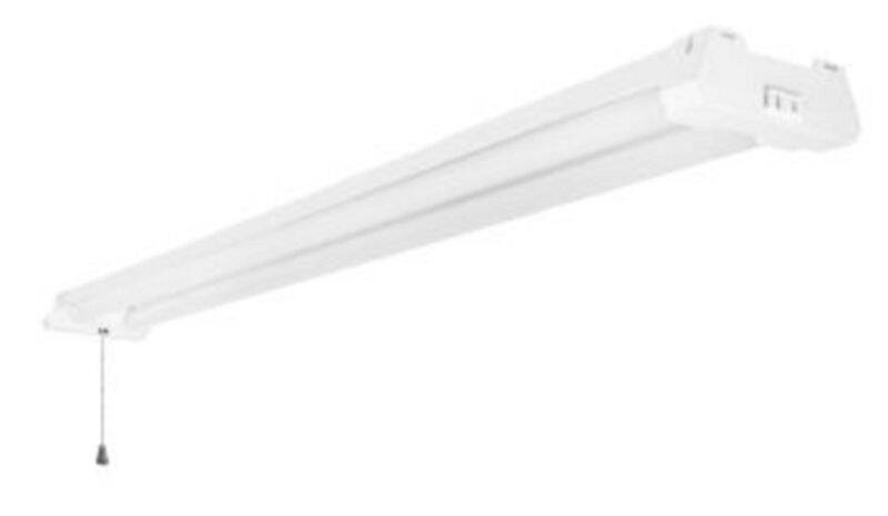 MaxLite® 112120 48-Inch 43-Watt White Suspended Linkable LED Shop Light ...
