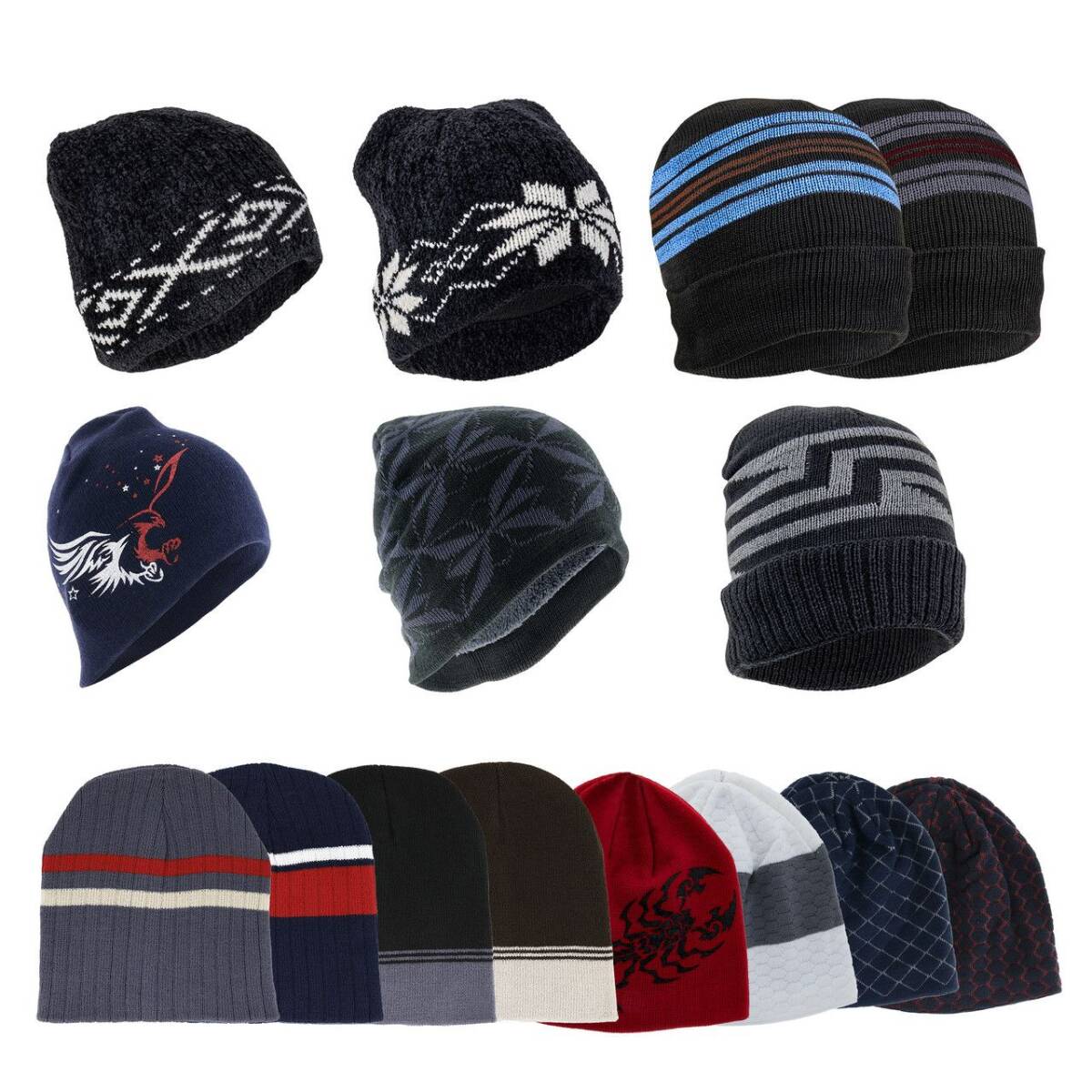 True Gear North® 5-328 Men's Beanie Hat, Assorted Colors #4086880 at ...