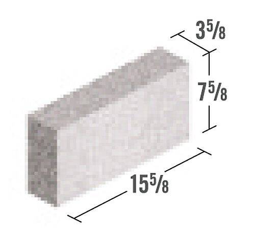 Midwest Block & Brick MBH04RN41000 4 X 8 X 16-Inch Normal Weight Solid ...