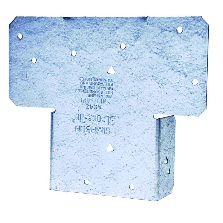 Simpson Strong-Tie® AC4Z 18-Gauge 4x Zmax Galvanized Post Cap at ...