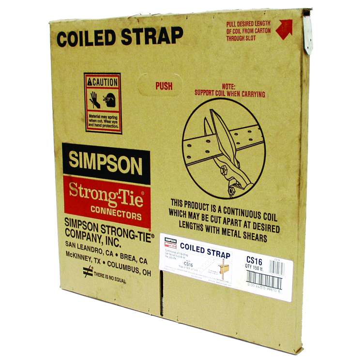 Simpson Strong-Tie® CS16 Coiled Strap 150 ft at Sutherlands