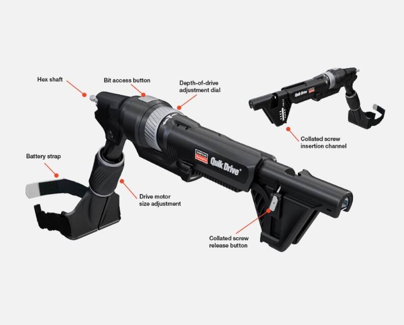Simpson Strong-Tie® QDPROJECTPRO Quik Drive® Project Pro™ Screw Driving ...