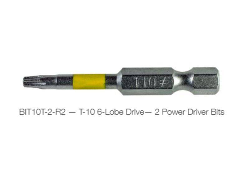 Simpson Strong-Tie® BIT10T-2-R2 2-Inch T10 6-Lobe Power Bit 2-Pack at ...
