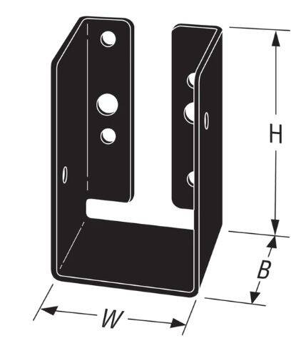 Simpson Strong-Tie® APLH24R 2 X 4 Joist Size, Concealed-Flange Light ...