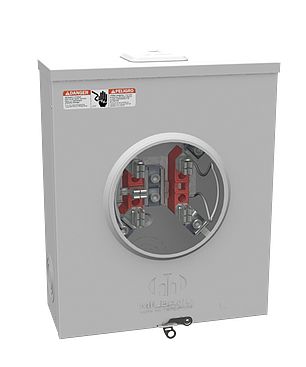 MILBANK U7043-XL-TG-KK-IL-5T9W 200-Amp 5-Terminal Ringless Meter Socket ...