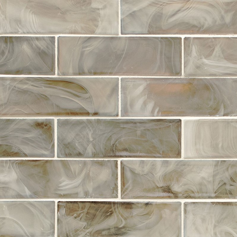 MS INTERNATIONAL SMOT-GLSST-CHAMP6MM 2-Inch x 6-Inch Opalina Subway ...