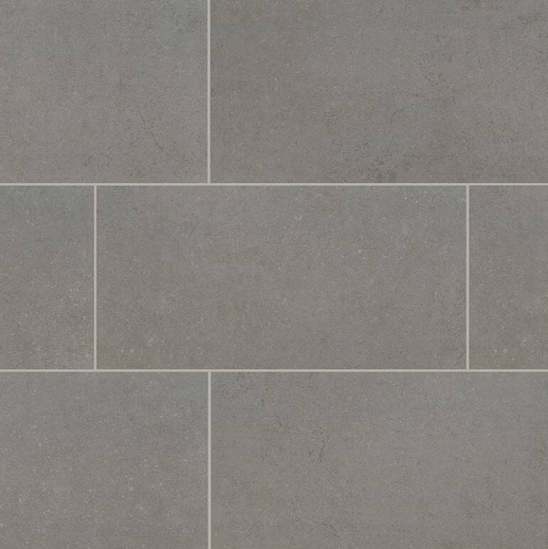 MSI NDIMGRI1224 12-Inch x 24-Inch Porcelain Tile Gris 12- Square Foot ...