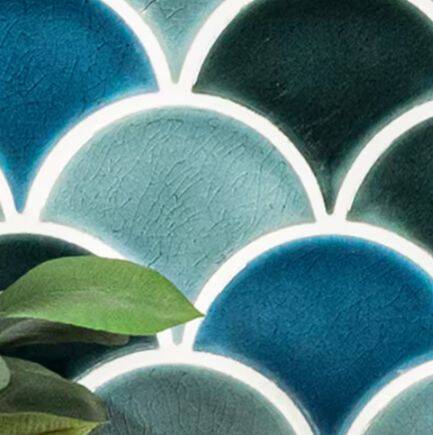 MSI SMOT-PT-AZULSCA 13-Inch X 10-Inch Azul Scallop Tile at Sutherlands