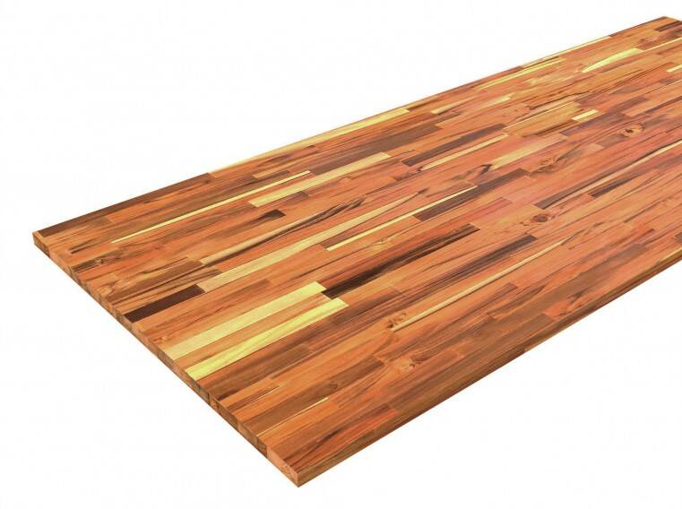 MSI ACA CL F 6FT 6-Foot X 25-Inch X 1.5-Inch Acacia Finished-Clear ...