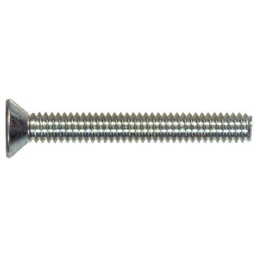 HILLMAN® 7017 Zinc Flat Head Phillips Machine Screw, 8-Pack, 1/4" x 1/2 ...