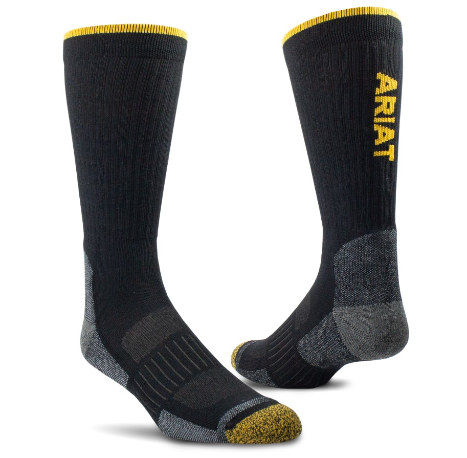 ARIAT® 2777-L-002 Black High Performance TENCEL™ Poly Blend Men's Work ...