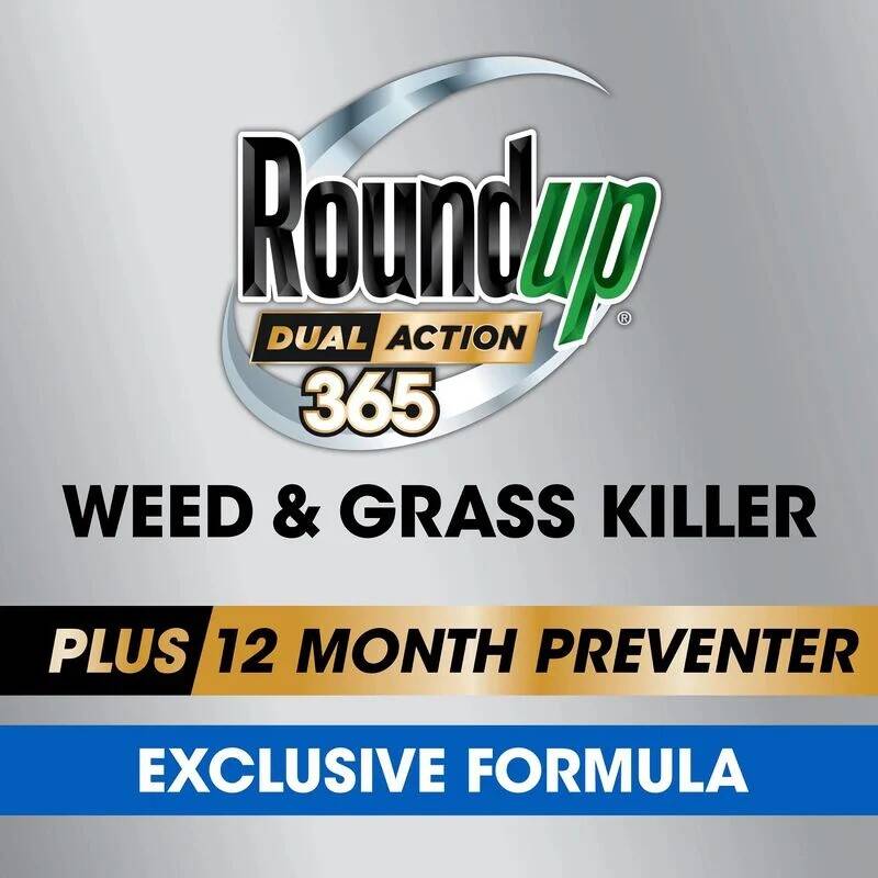 Roundup 5478304 Roundup 1-Gallon Dual Action 365 Weed and Grass Killer ...
