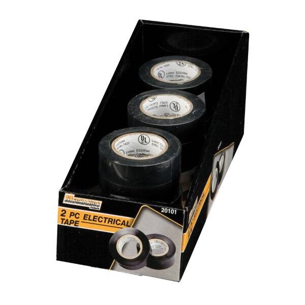 PT® Performance Tool 20101 3/4-Inch X 30-Foot Black Electrical Tape, 2 ...