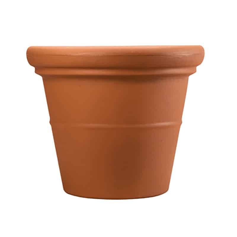 HC Companies 93020TC 20-Inch Diameter Round Clay Planter at Sutherlands