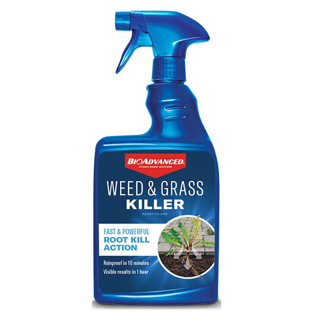 BioAdvanced 704197A 24-Oz Light Blue Liquid RTU Weed and Grass Killer ...