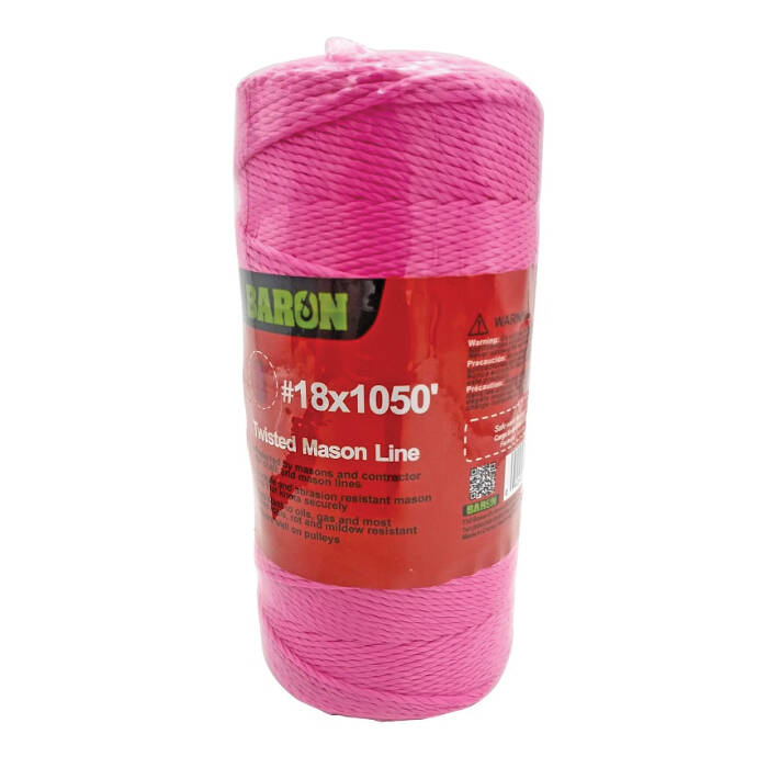 BARON 10819 #18 X 1050-Foot Pink Mason Line at Sutherlands