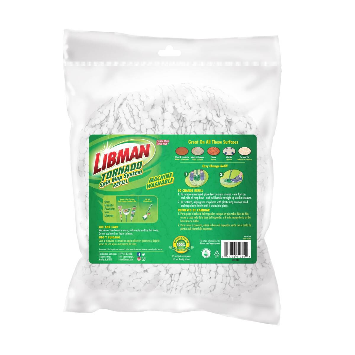 LIBMAN 1284 Refill Tornado Spin Mop System at Sutherlands