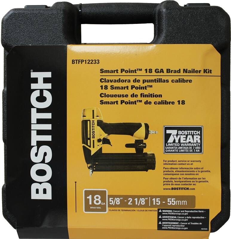 Bostitch® BTFP12233 18 gauge Brad Nailer Kit -100 Magazine at Sutherlands