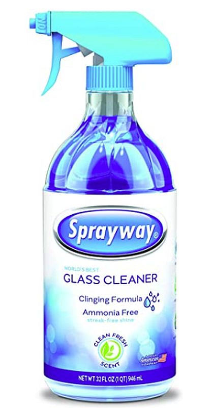 Sprayway SW5000R 32-Ounce Ammonia Free Blue Liquid Glass Cleaner at ...