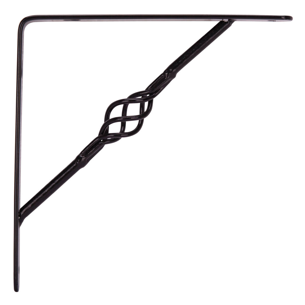 ProSource SB-017PS 8 x 8-Inch Black Powder-Coated Steel Shelf Bracket ...