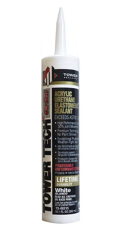Tower Sealants TS-00215 Tower Tech2 White Acrylic Urethane Sealant 10 ...