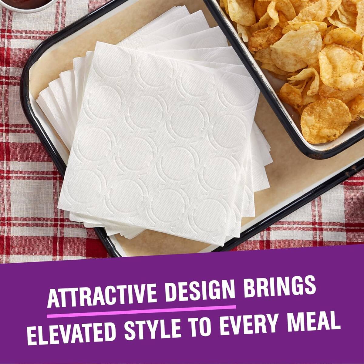 Vanity Fair 35236 White Extra Absorbent Premium Paper Napkins #1847599 ...