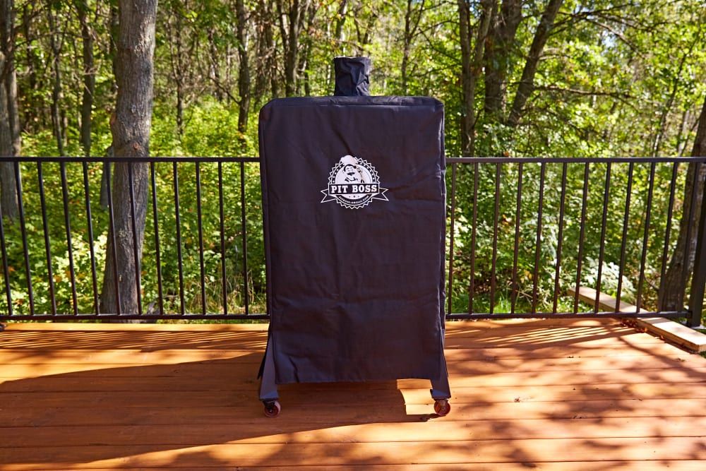 Pit Boss® 73550 5-Series Black Wood Pellet Vertical Smoker Cover at ...