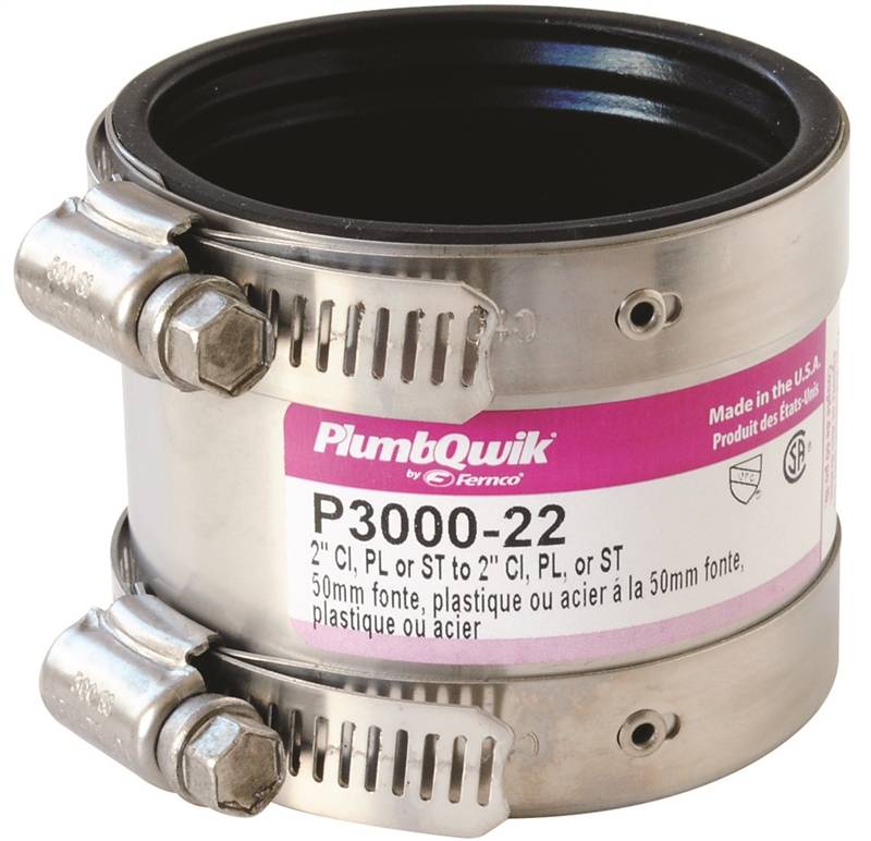 FERNCO P3000-22 2-Inch PlumbQwik Pipe Transition Coupling at Sutherlands