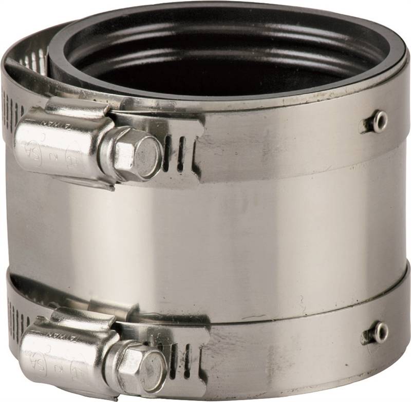 ProSource KJ-006 4-Inch Heavy Duty Shielded No-Hub Pipe Coupling at ...