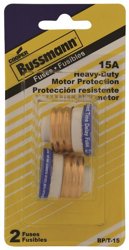 Bussmann BP/T-15 15-Amp Time Delay Plug Fuses at Sutherlands