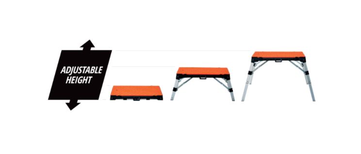 OMNITABLE 30140 37-1/2-Inch 4-In-1 Multi-Purpose Portable Work Bench at ...