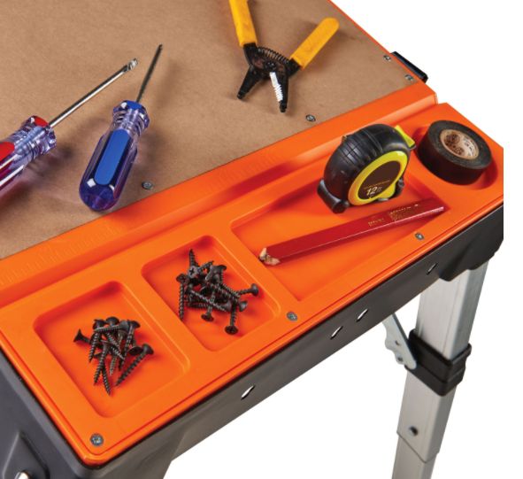OMNITABLE 30140 37-1/2-Inch 4-In-1 Multi-Purpose Portable Work Bench at ...