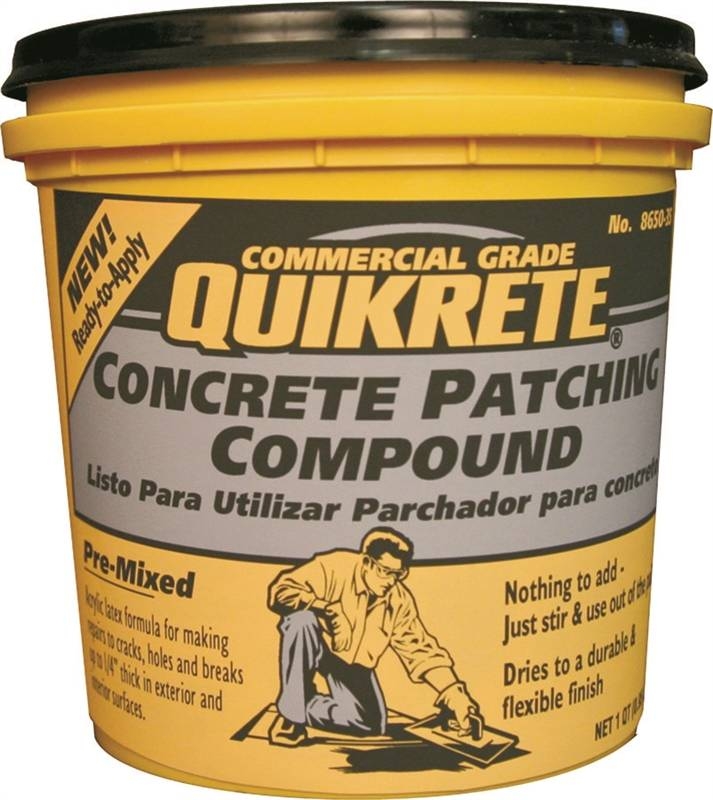 QUIKRETE® 8650-35 QUIKRETE Concrete Patching Compound (No. 8650-35) is a ready-to-use, trowel ...