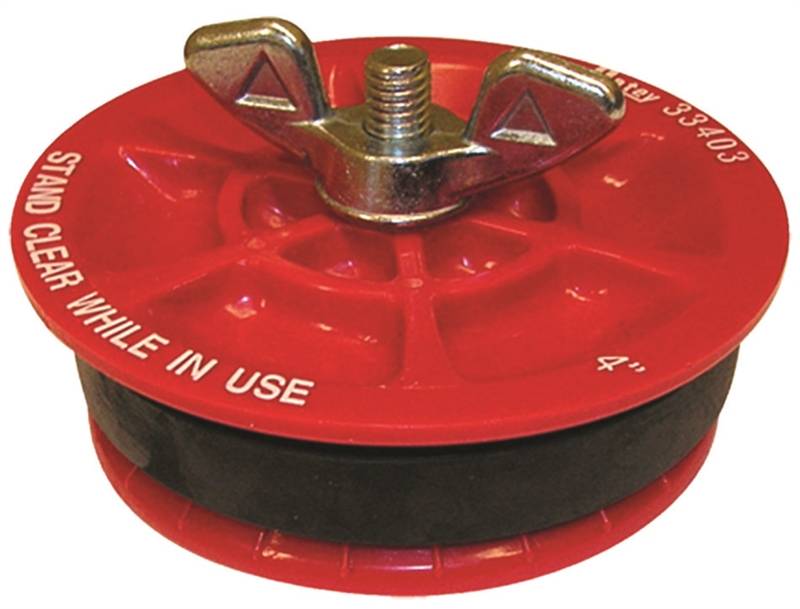 Oatey® 33403 4-Inch Plastic Red Mechanical Test Plug at Sutherlands