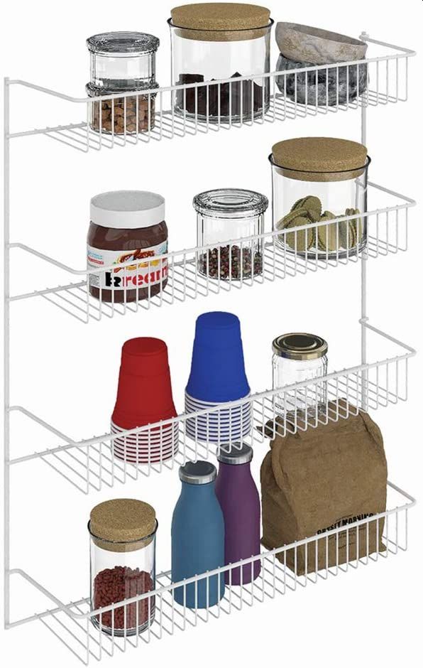 ClosetMaid 8033 19-Inch, 4-Tier Epoxy White Storage Rack at Sutherlands