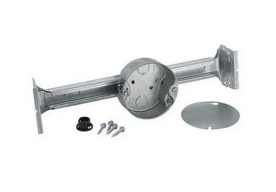 RACO 926 4-Inch Round 1-1/2-Inch Deep Kwik-Brace Ceiling Fan Box at ...