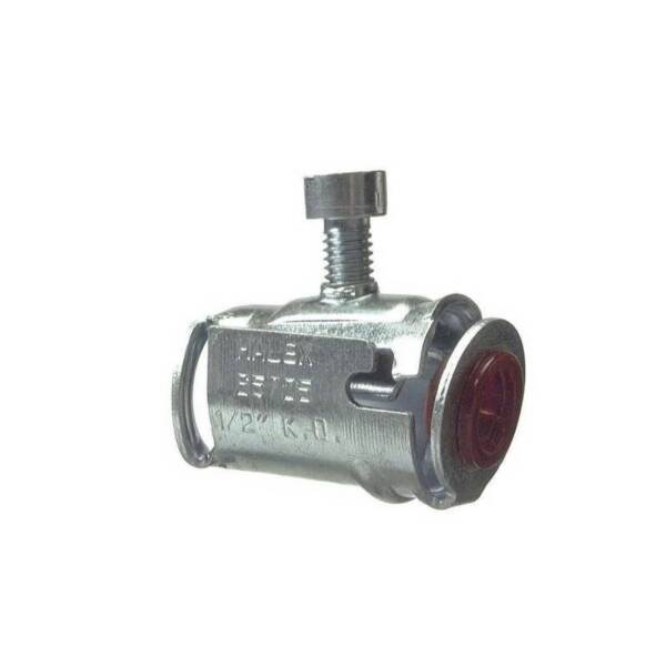 Halex 26571 3/8-Inch Steel Flexible Mc Snap-In Connector #530600 at ...