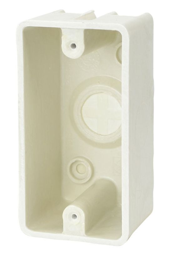 fiberglassBOX 9318 1-Gang Off White Fiberglass Electrical Box at ...