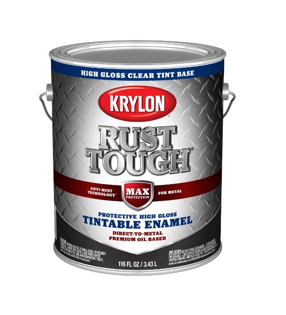 Krylon® K09751008 Gallon Satin Clear Tint Base Krylon Rust Tough Enamel ...