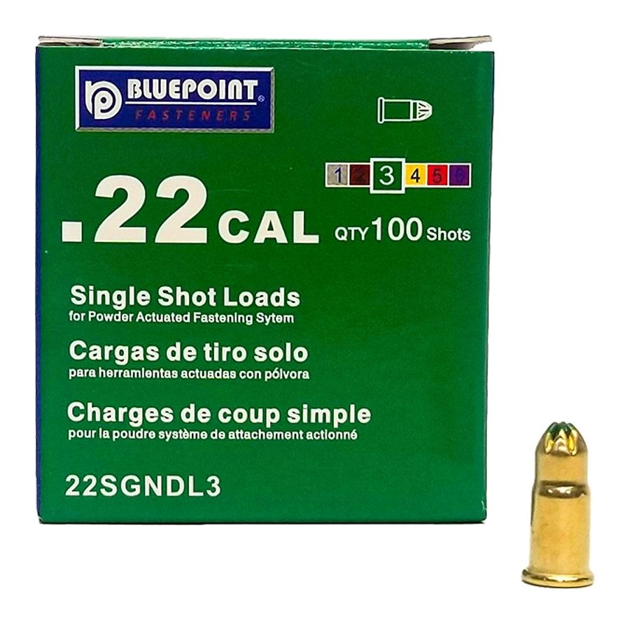 Blue Point Fastening 22SGNDL3 .22-Caliber Green Low Velocity Single ...