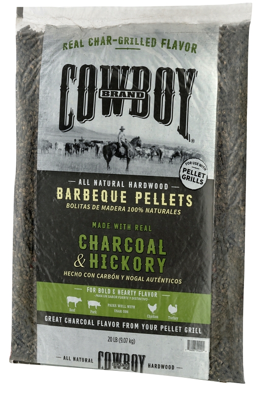 COWBOY® 54220 Charcoal & Hickory Smoking Wood Pellets, 20 lb at Sutherlands