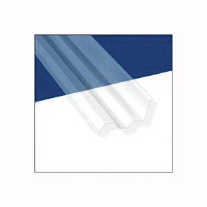 PALRAM AMERICAS 108656 Side Ridge Flashing, Plastic, Clear, Semi-Gloss ...