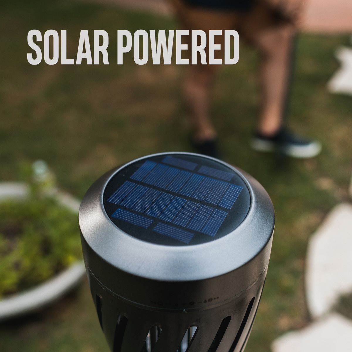 SKEETER HAWK SKE-ZAP-1008 Skeeter Hawk Solar Torch Zapper at Sutherlands