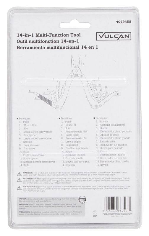 Vulcan NT619 14-in-1 Multi-Tool at Sutherlands