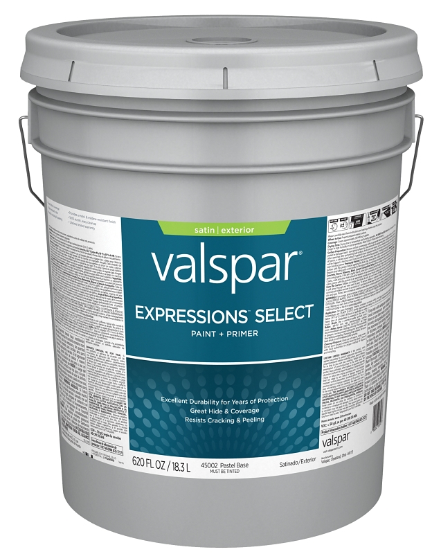 Valspar® 028.0045002.008 5-Gallon Satin Pastel Base Expressions Select ...