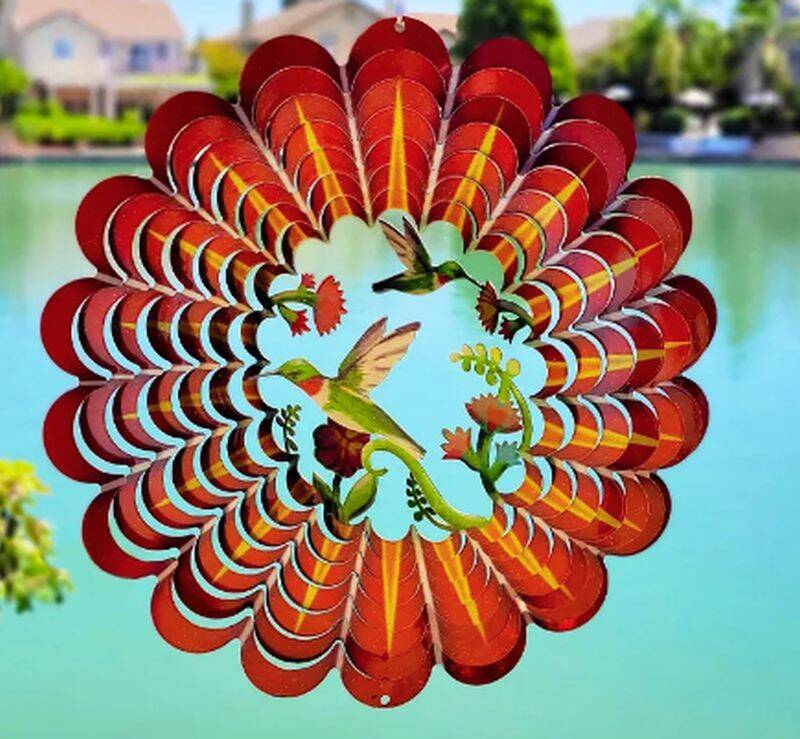 Spinfinity 240 12-Inch Hummingbird 3D Collection Spinner at Sutherlands