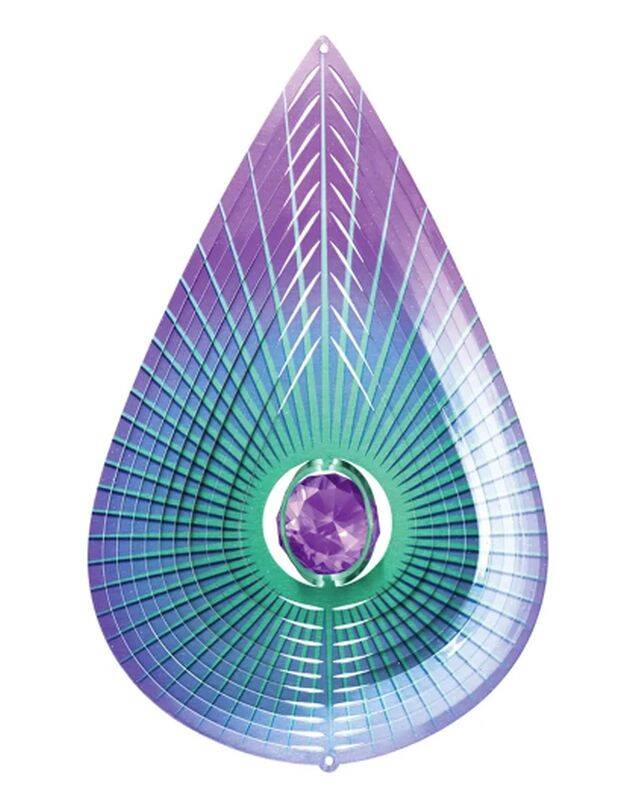 Spinfinity 462 12-Inch Purple Crystal Teardrop Supreme Collection ...