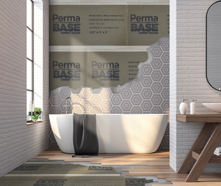 National Gypsum 5298708 1/4-Inch x 3x5-Foot PermaBASE Cement Board at ...