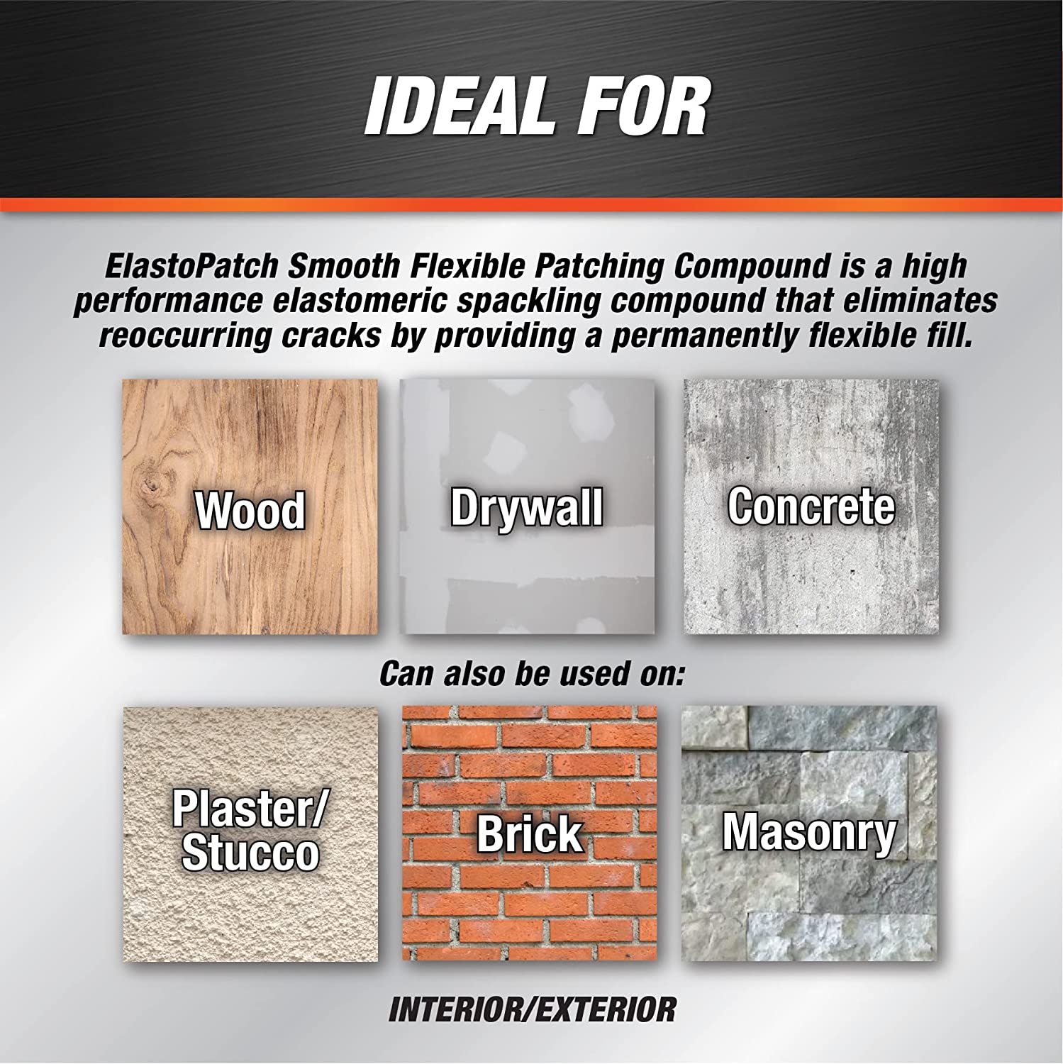 DAP® 12278 ElastoPatch 1-Quart White Pro-Grade Elastomeric Patching Compound at Sutherlands