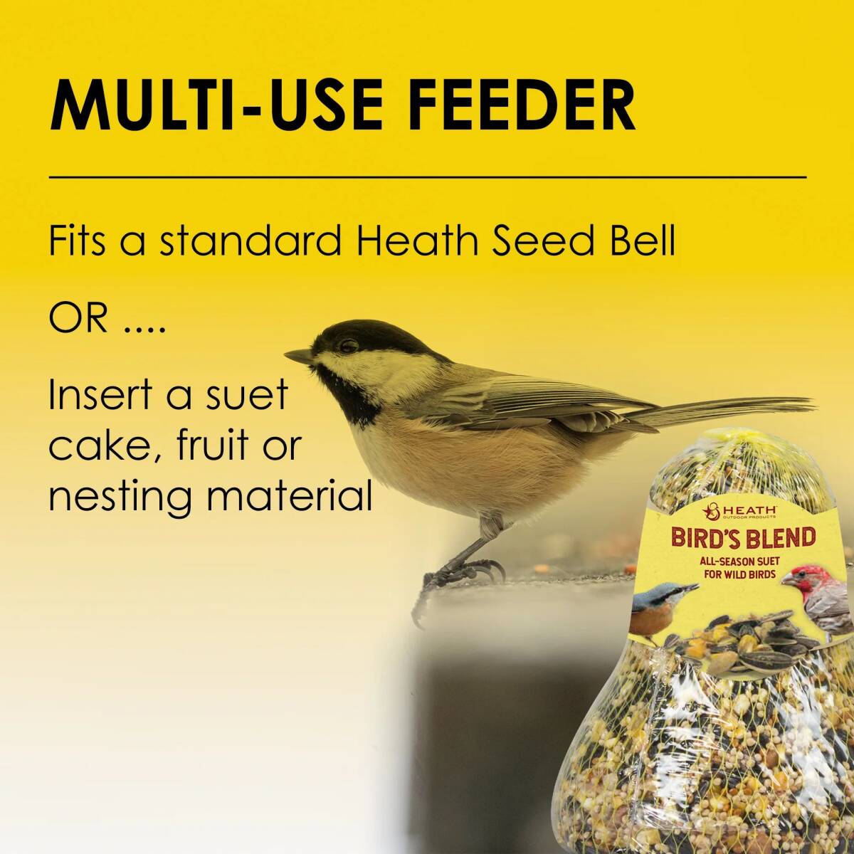 Heath Outdoor™ S-8 Bell Seed Cake Metal Bird Feeder Cage #3051299 at ...